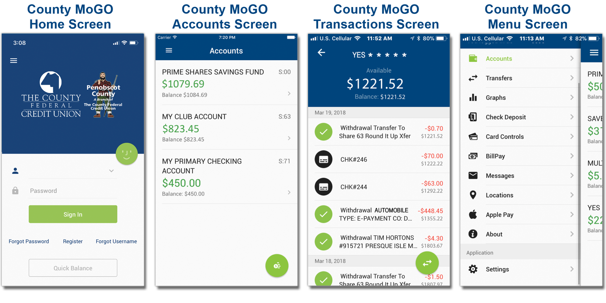 County MoGO Mobile Banking | The County Federal Credit Union